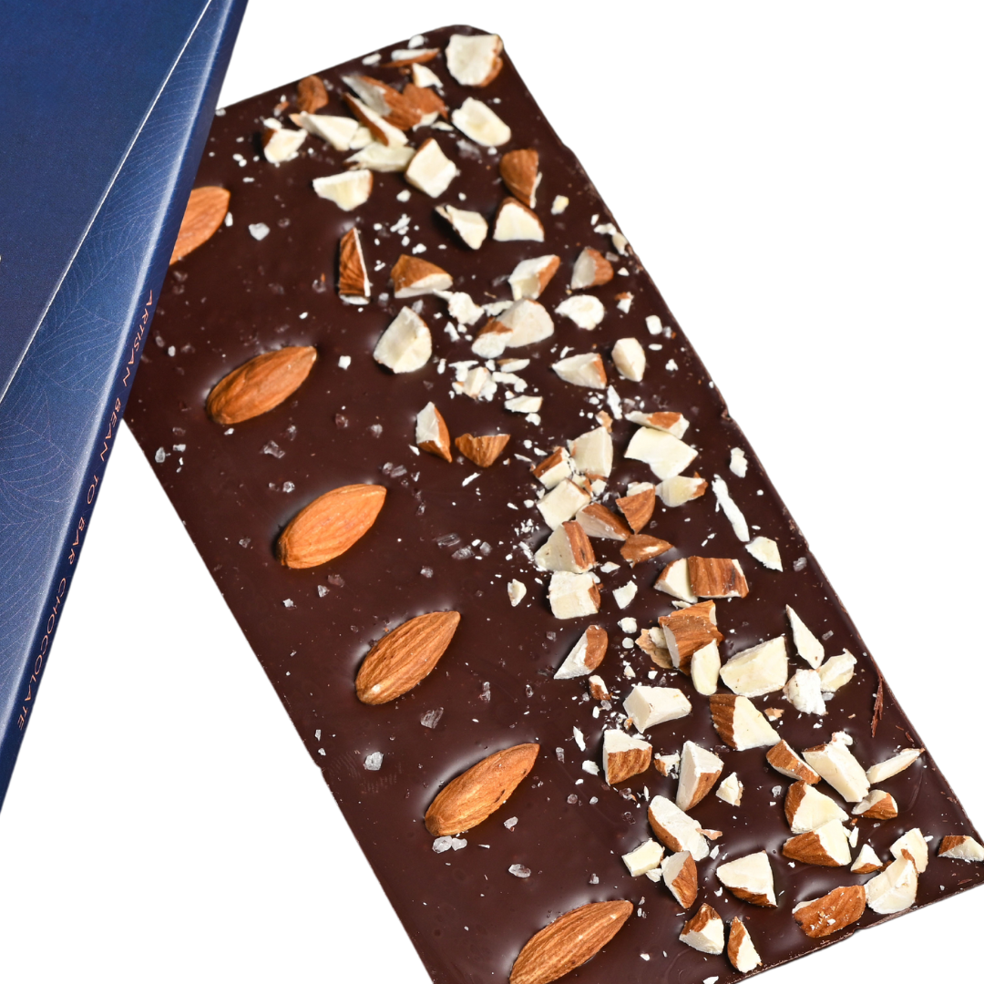 65% Dark Chocolate - Roasted Almonds & Sea Salt